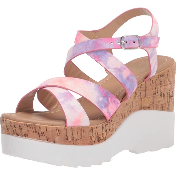 Yoki | Shoes | Yokijackie23 Womens Platform Espadrille Wedge Sandals ...
